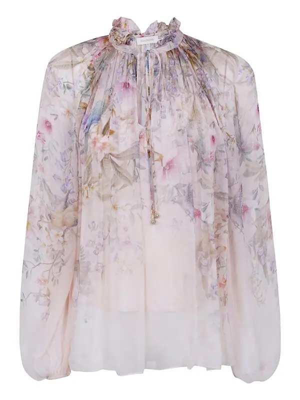 Zimmermann Rebellion Billow Blouse - White