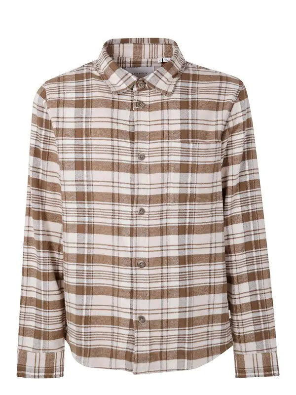 LES DEUX Lennon Check" Overshirt - Beige