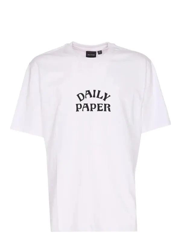DAILY PAPER Dias" Stacked Ss T-shirt - White