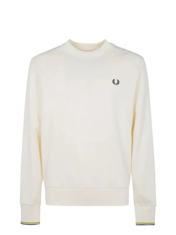 Fred Perry Crew Neck Sweatshirt - Beige