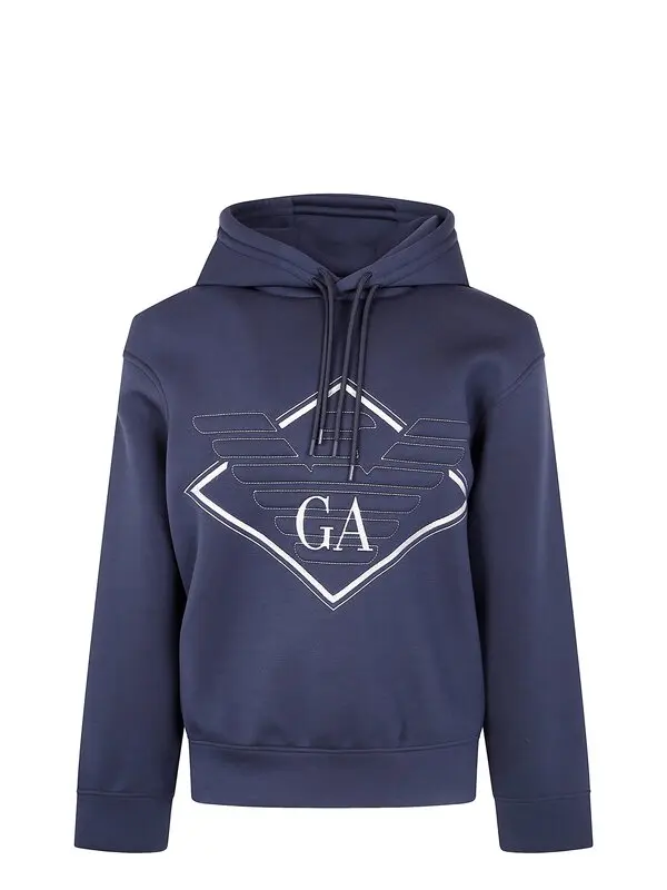 Emporio Armani Hooded Sweatshirt - Blue