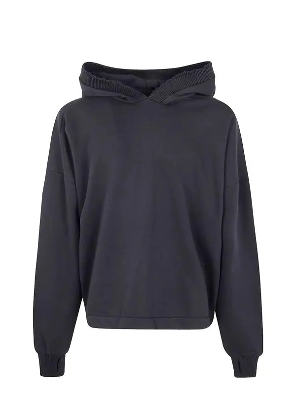 THOM KROM Hooded Sweatshirt - Black
