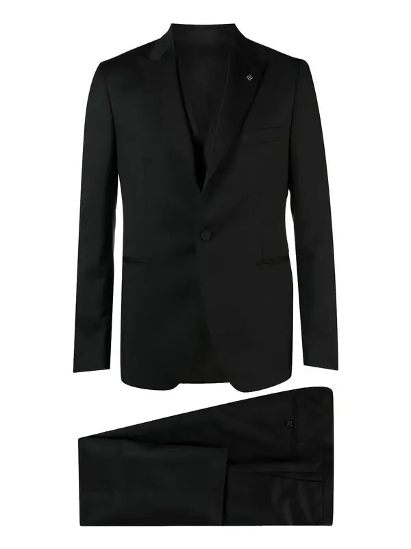 Tagliatore Trio Suit - Black