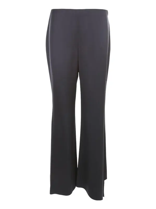 Giorgio Armani Satin Wide Leg Pants - Blue