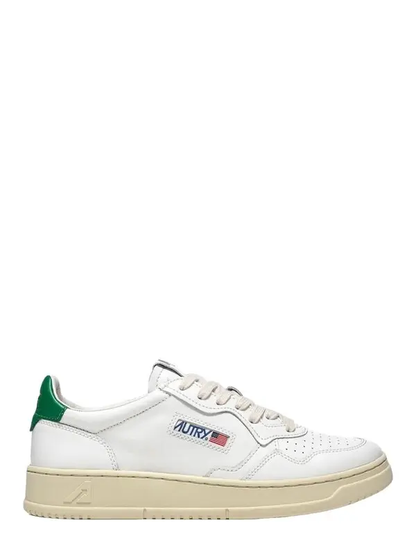 AUTRY Medalist Low Leather Sneakers - White