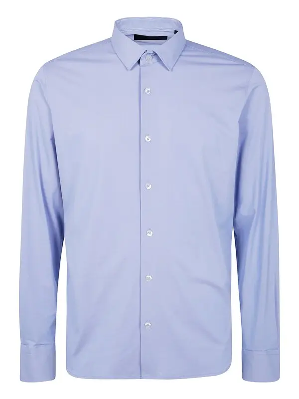 RRD Oxford Jacquard Open Shirt - Blue
