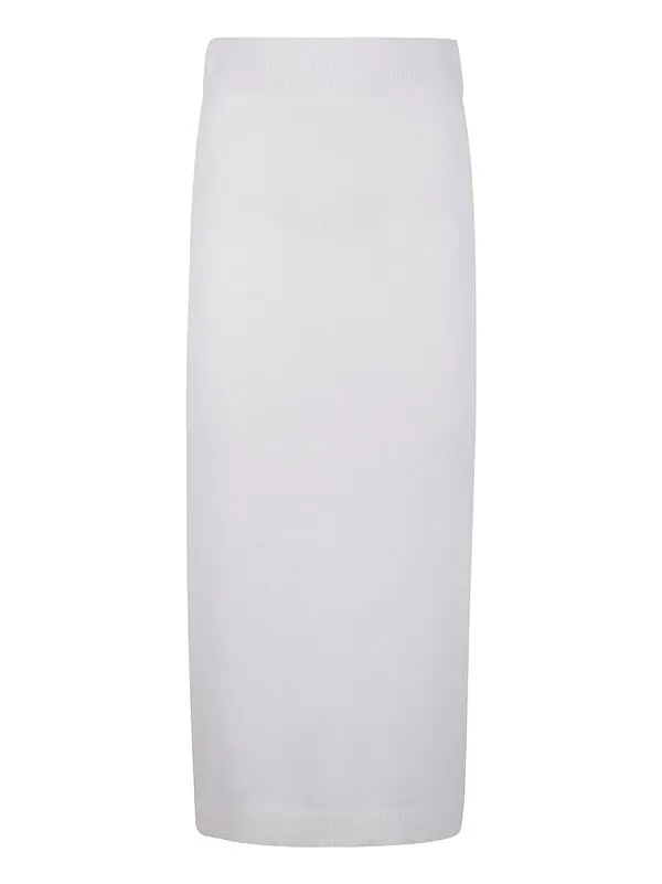 TWINSET Midi Skirt - White