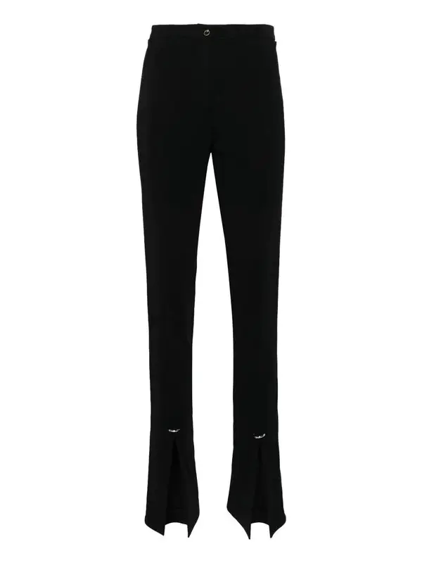 MUGLER Flared Trousers - Black