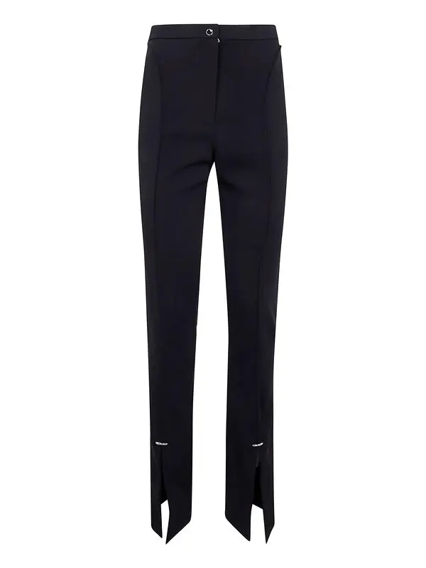 MUGLER Flared Trousers - Black