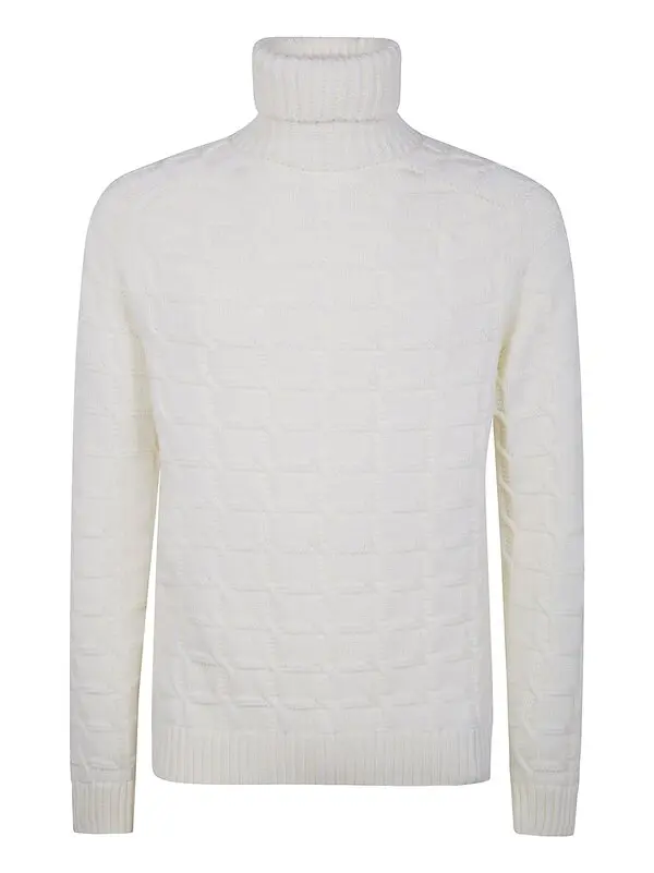 ZANONE Shawl Neck Double-breasted Jacket - White