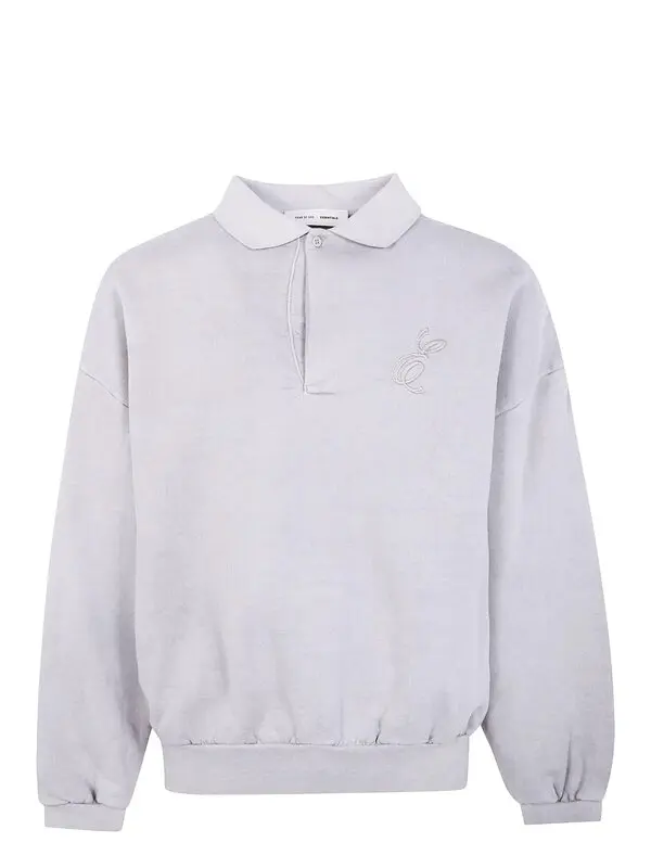 Fear Of God Classic Polo" Sweatshirt - Gray