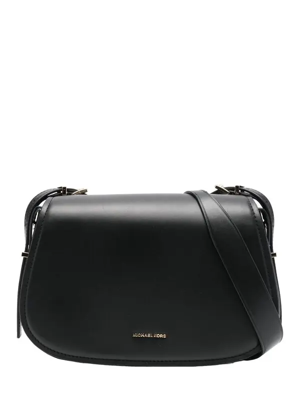 Michael Kors Lydia Medium Flap Messenger Bag - Black
