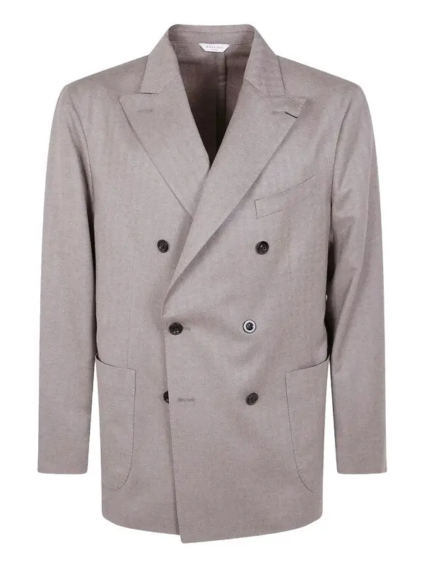Boglioli Double Breasted Jacket - Gray