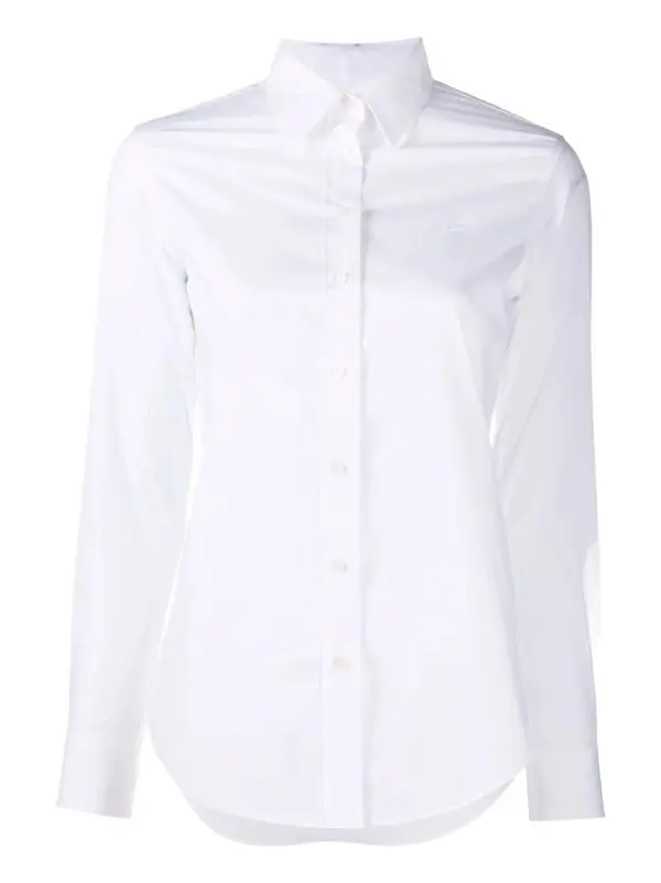Ralph Lauren Jamelko Long Sleeve Button Front Shirt - White