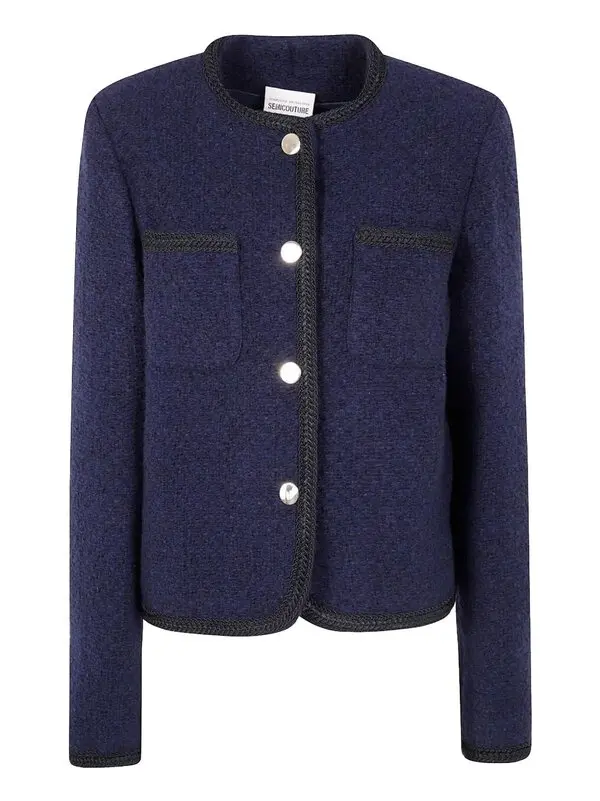 SEMICOUTURE Ricarda Jacket - Blue