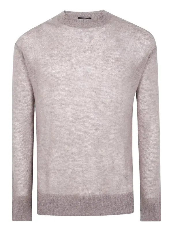 Emporio Armani Round Neck Sweater - Brown