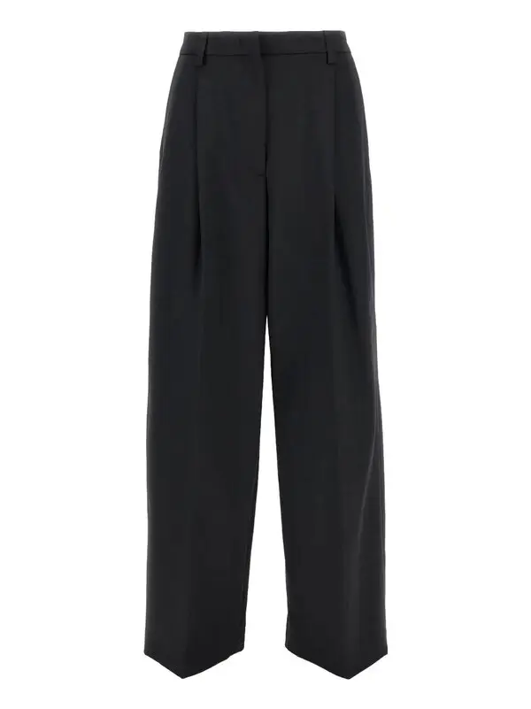 THELATEST Axel Wool Polyester Ab Trousers - Black