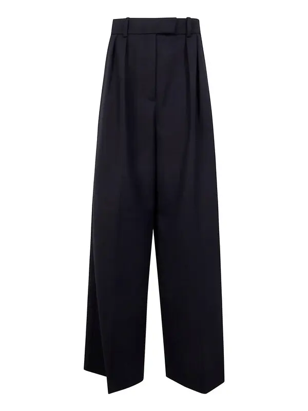 ANINE BING Wide Leg Trousers - Black