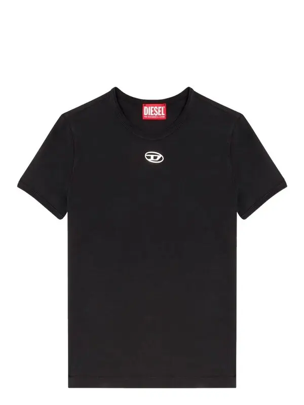 DIESEL T-uncutieslong Od T-shirt - Black