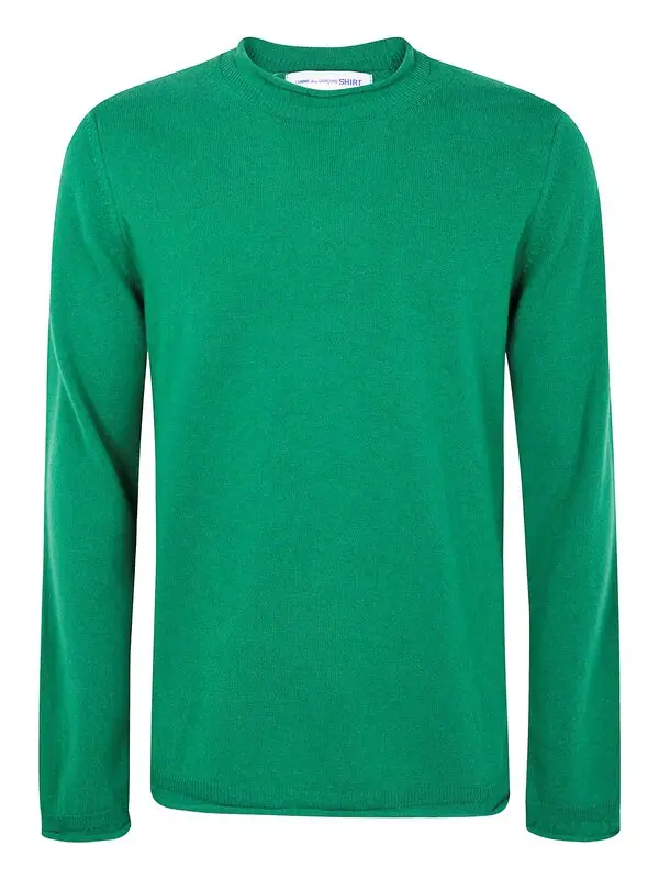 Comme Des Garçons Knitted Shirt - Green