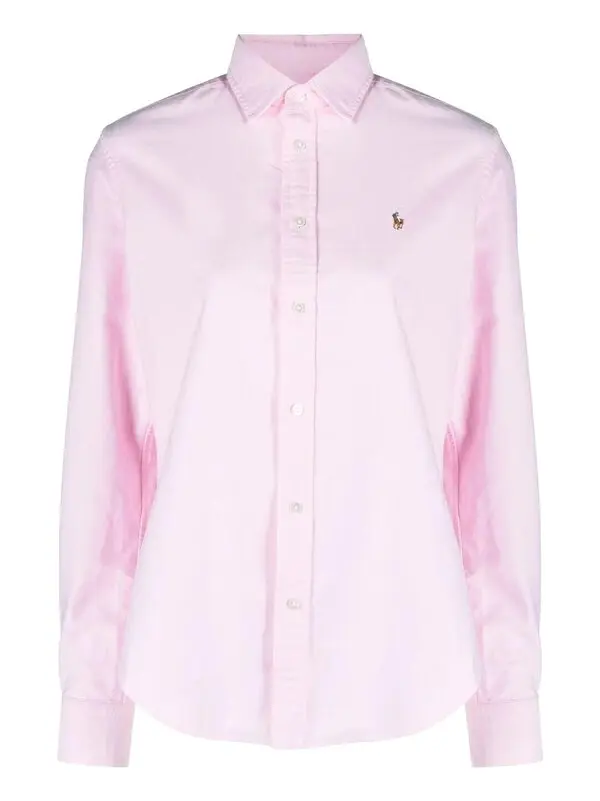 Polo Ralph Lauren Long Sleeve Button-front Shirt - Pink