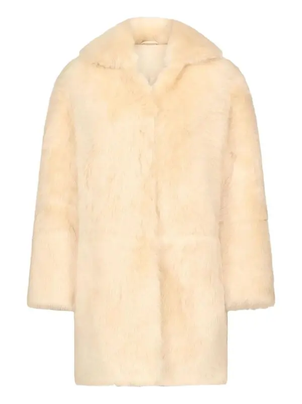 Loulou De Saison Fur Coat - White