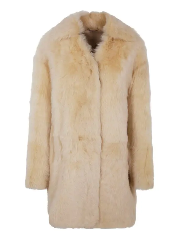 Loulou De Saison Fur Coat - White