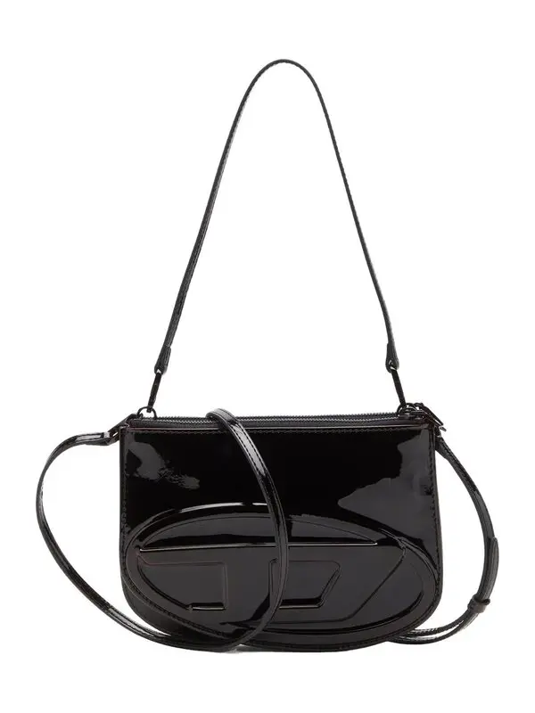 DIESEL 1dr Twin Shoulder Bag - Black