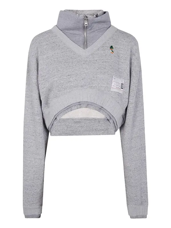 Mihara Yasuhiro Layered Pullover - Gray