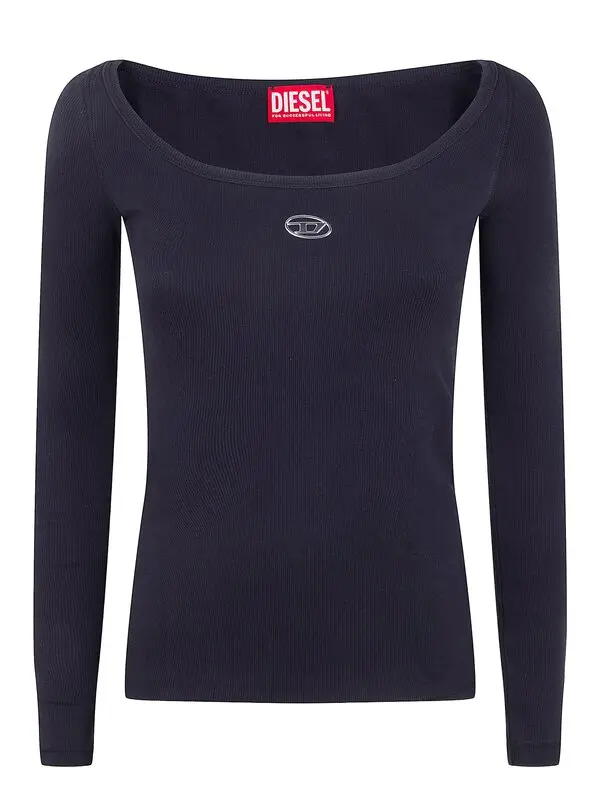 DIESEL Long Sleeve T-shirt - Black