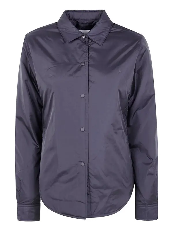 Aspesi Button-down Shirt With Logo - Black