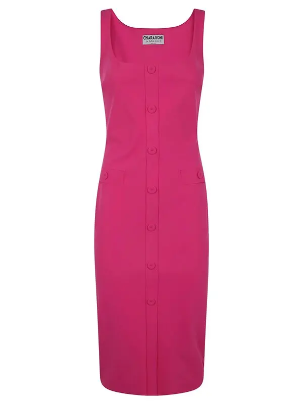 Chiara Boni La Petite Robe Josuke Jersey Dress - Pink