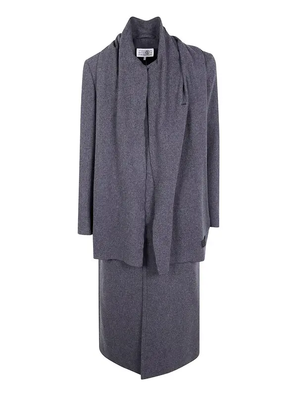 MAISON MARGIELA Long Coat - Gray