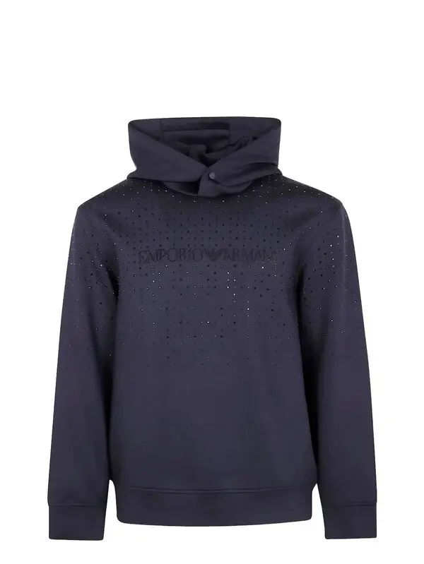 Emporio Armani Hooded Sweatshirt - Black