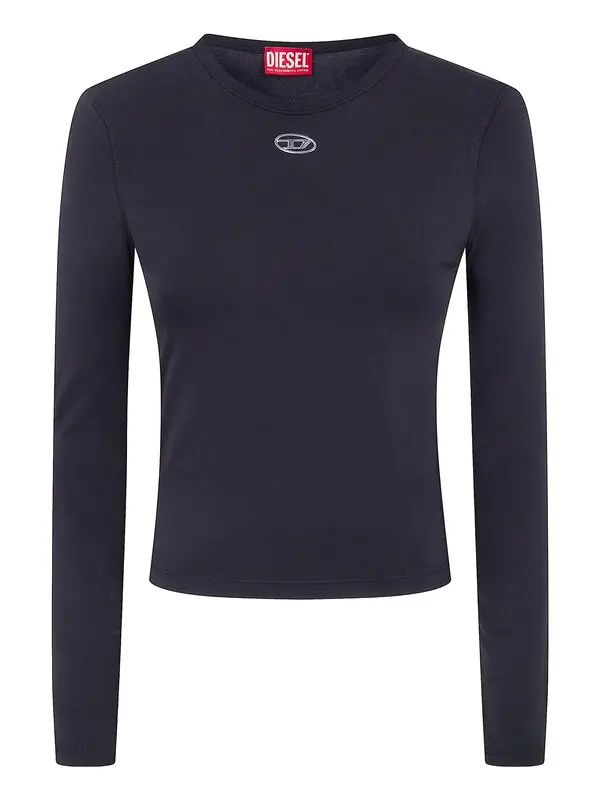Diesel T-uncutieslong Ls Od Top - Black