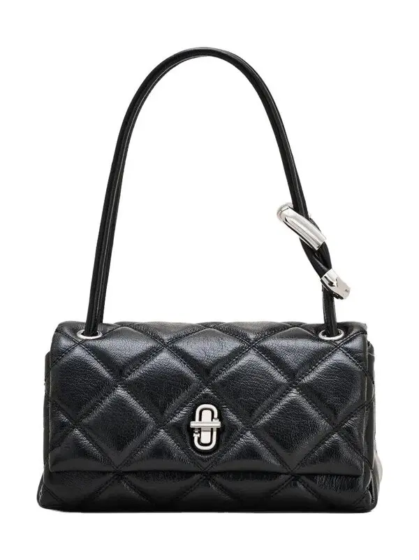 Marc Jacobs The Dual Bag Quilted Leather Bag - Black