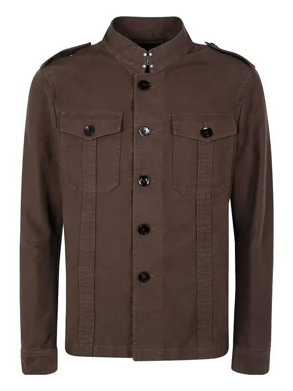 TOM FORD Outwear Outer Shirt - Brown
