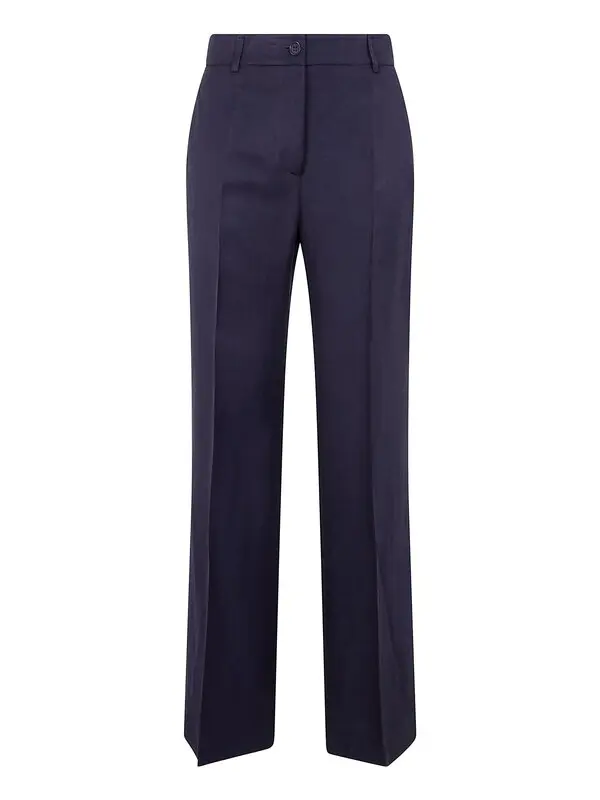 P.a.r.o.s.h Straight Leg Trousers - Blue