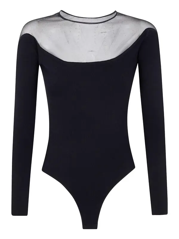 MUGLER Long Sleeves Body - Black