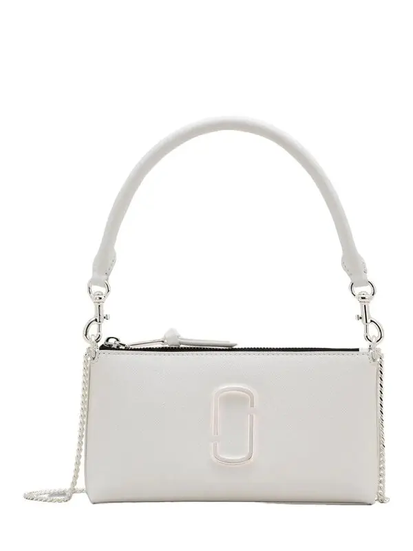 Marc Jacobs Pochette Leather Snapshot - White