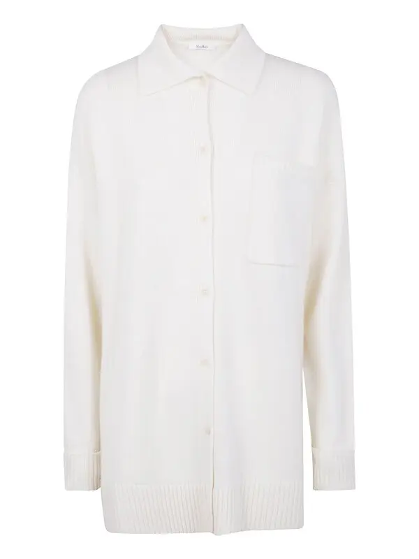 Max Mara Cashmere Polo Shirt - White
