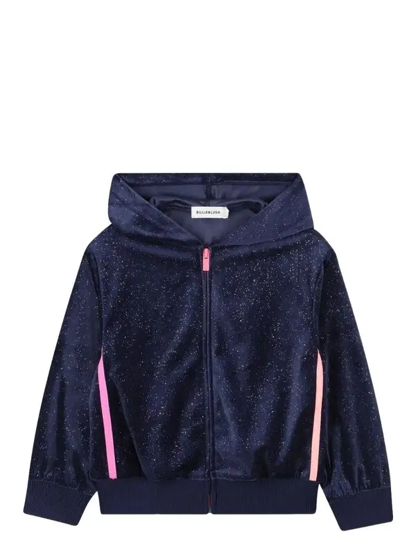 BILLIEBLUSH Hooded Cardigan - Blue