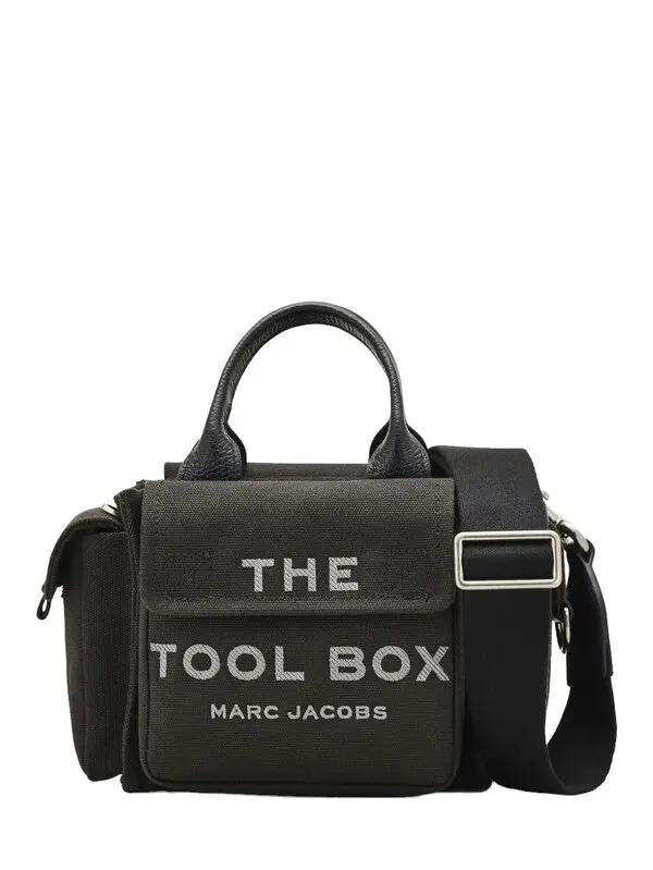 Marc Jacobs Crossbody Tote Cargo Canvas Bag - Black