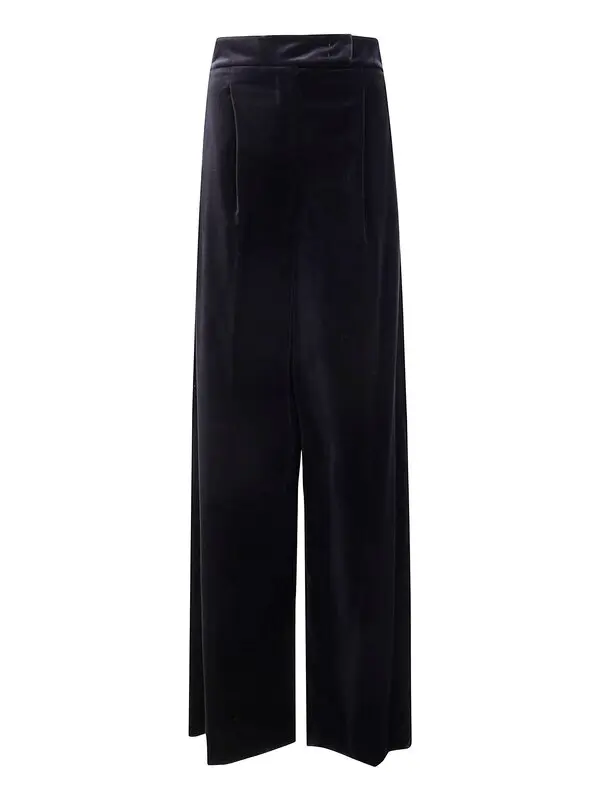 Max Mara Velvet Trousers - Black