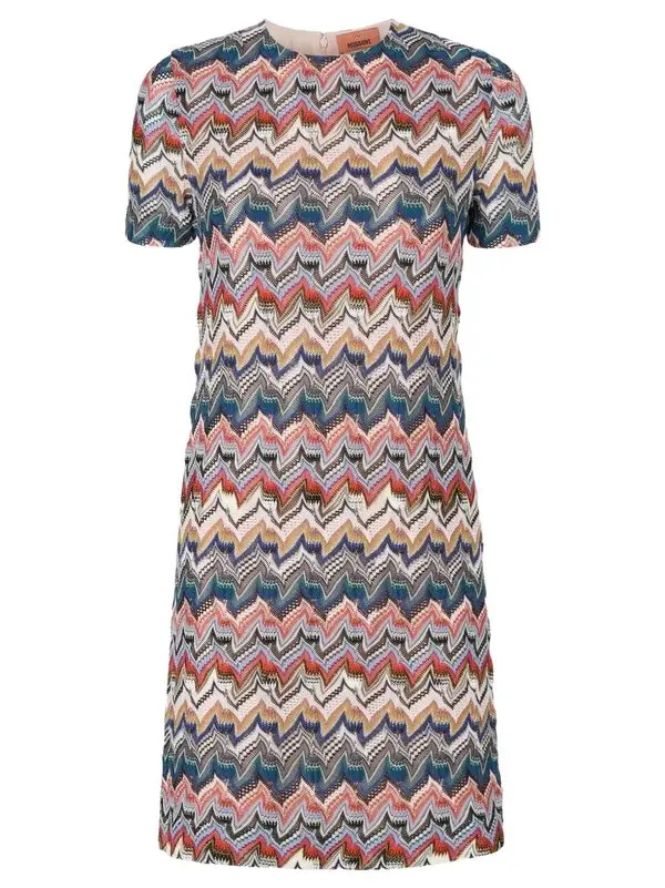 Missoni Midi Short Sleeve Dress - Multi
