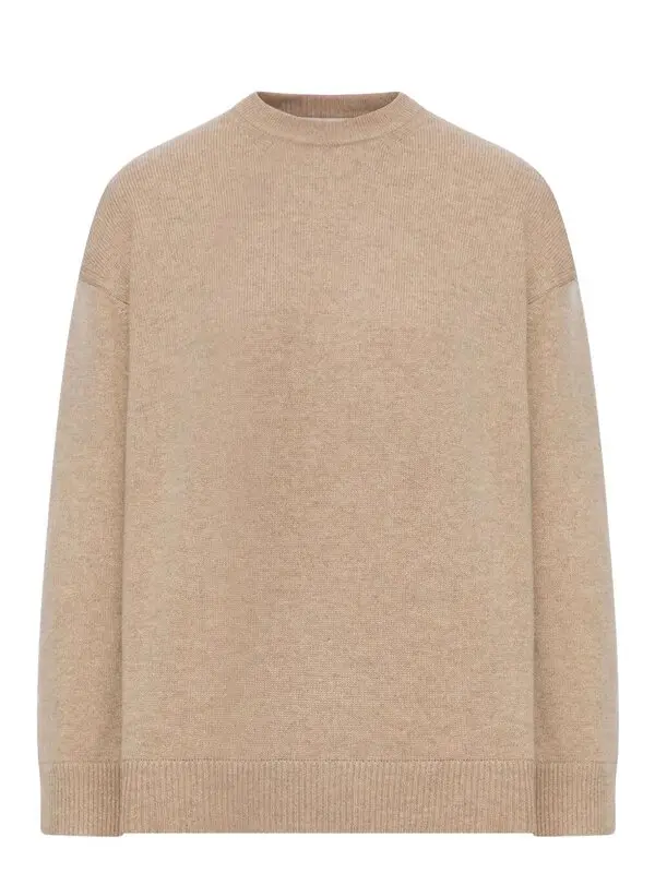 Max Mara Ottavo Oversized Sweater - Beige