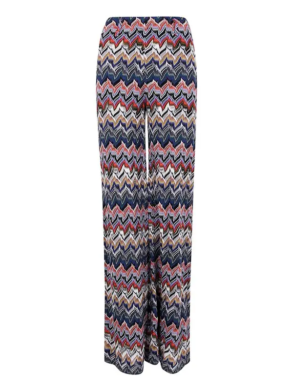Missoni Elastic Waist Trousers - Multi