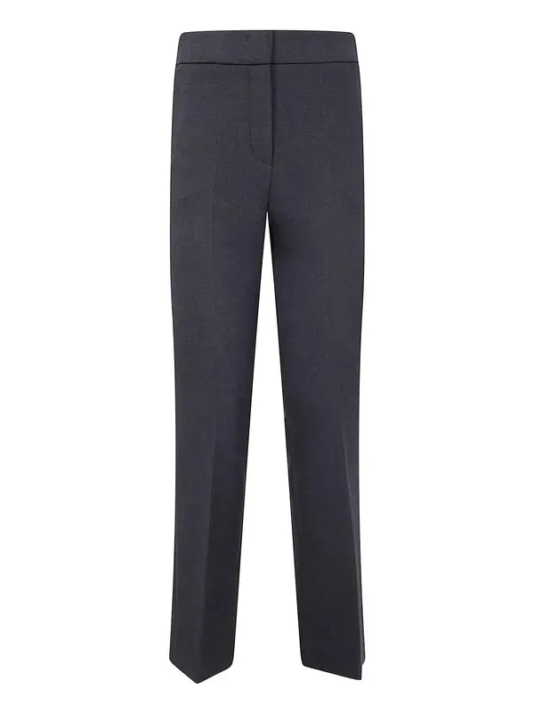 Peserico Stretch Flared Trousers - Gray