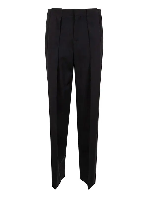 Balmain Pleated Trousers - Black