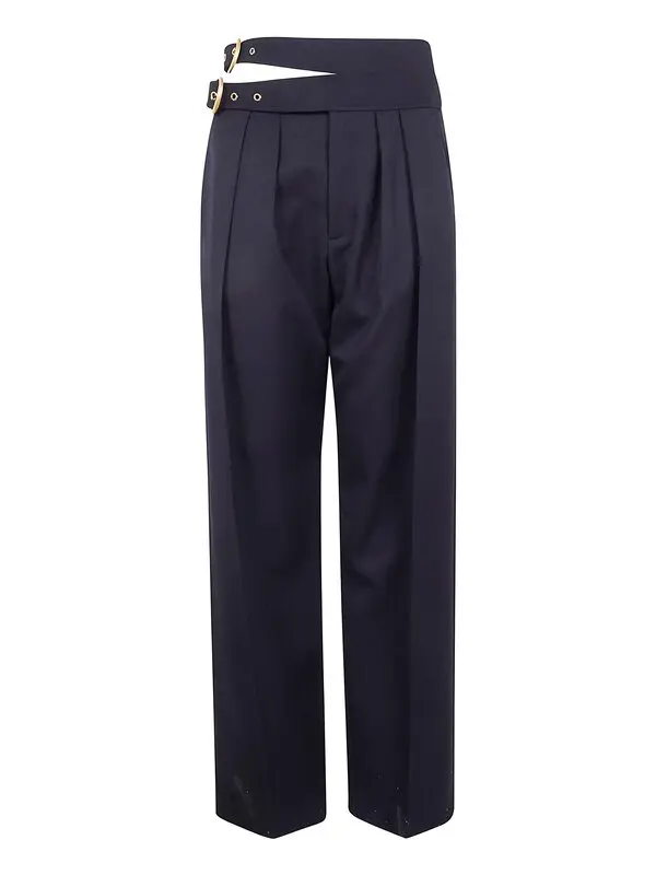 Chloé High-waisted Trousers - Black